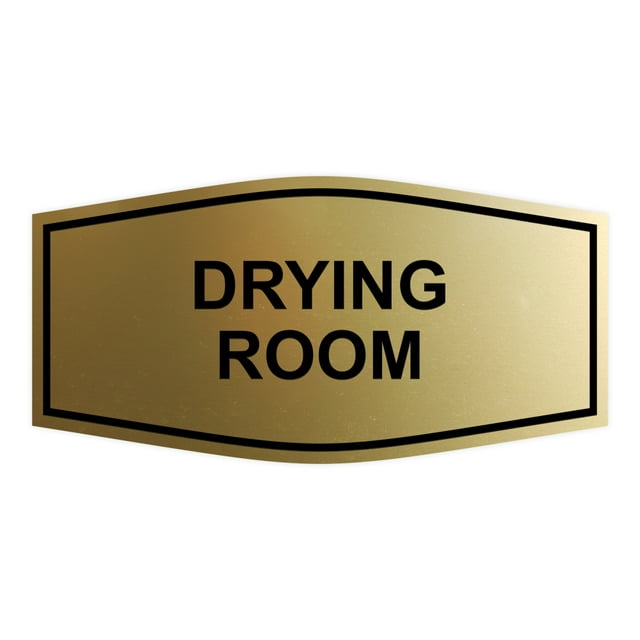 Signs ByLITA Fancy Drying Room Sign (Brushed Gold) - Medium - Walmart.com