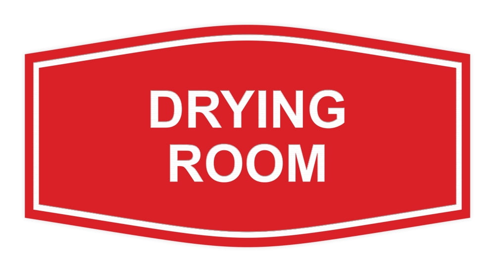 Signs ByLITA Fancy Drying Room Sign (Red) - Large - Walmart.com