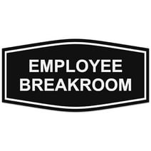 Signs ByLITA Fancy Employee Breakroom Sign - Laser-Engraved Lettering ...