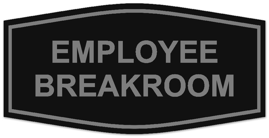 Signs ByLITA Fancy Employee Breakroom Sign - Laser-Engraved Lettering ...