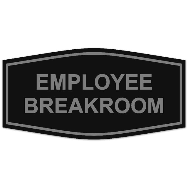 Signs ByLITA Fancy Employee Breakroom Sign - Laser-Engraved Lettering ...
