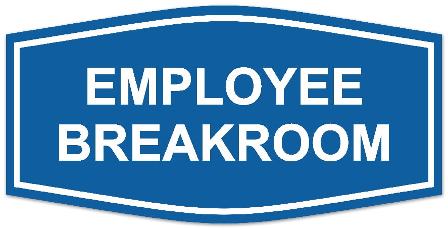 Signs ByLITA Fancy Employee Breakroom Sign - Laser-Engraved Lettering ...
