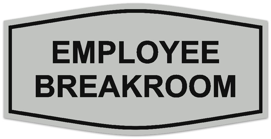 Signs ByLITA Fancy Employee Breakroom Sign - Laser-Engraved Lettering ...
