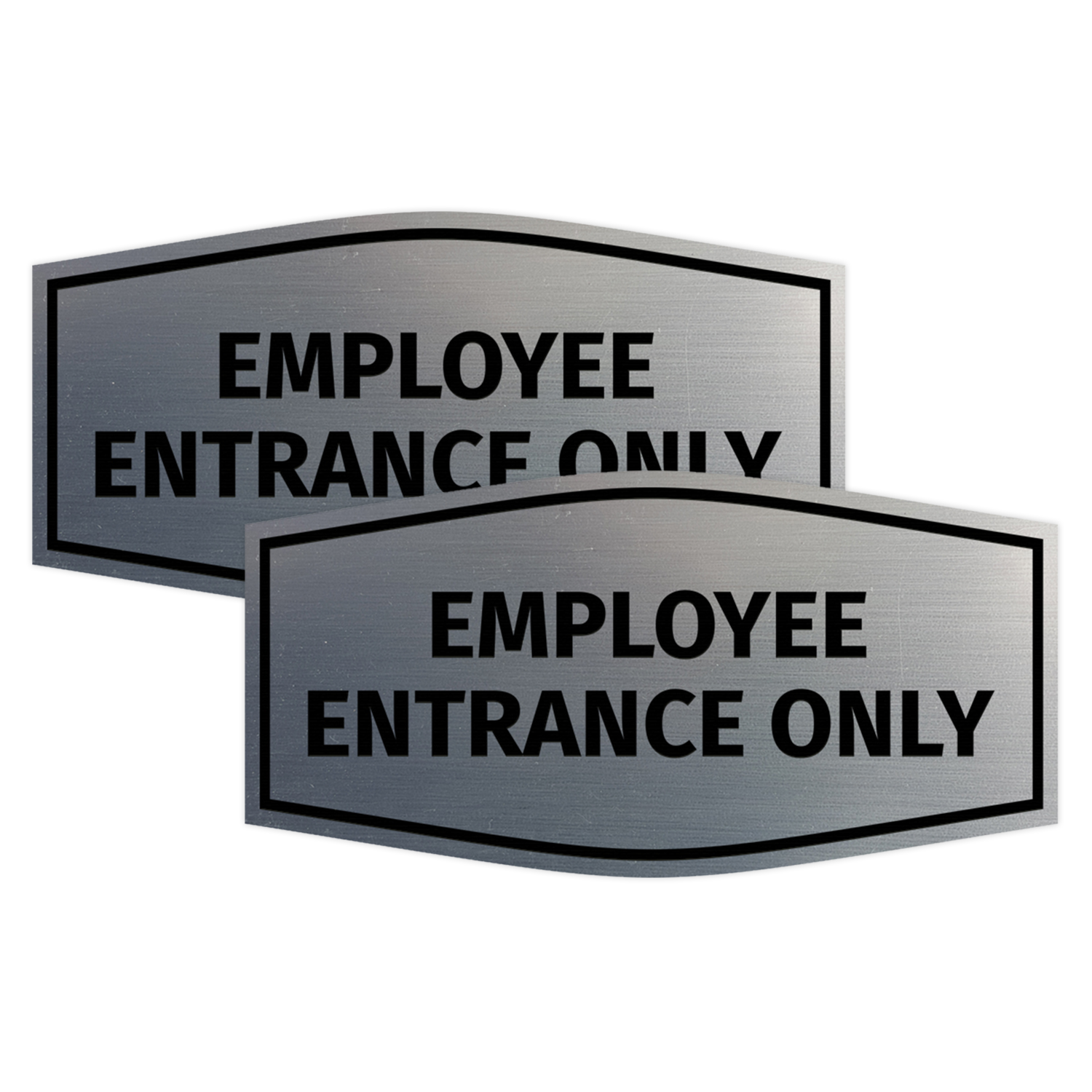 Signs ByLITA Fancy Employee Entrance Only Sign with Adhesive Tape ...