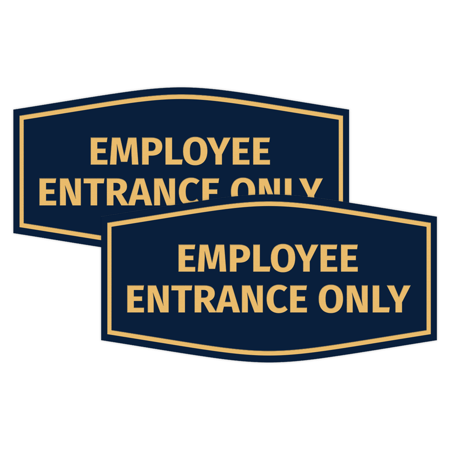 Signs ByLITA Fancy Employee Entrance Only Sign with Adhesive Tape ...