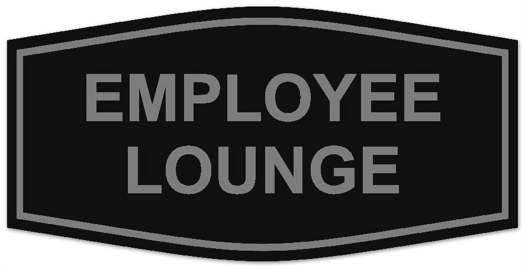 Signs ByLITA Fancy Employee Lounge Sign - Laser-Engraved Lettering ...