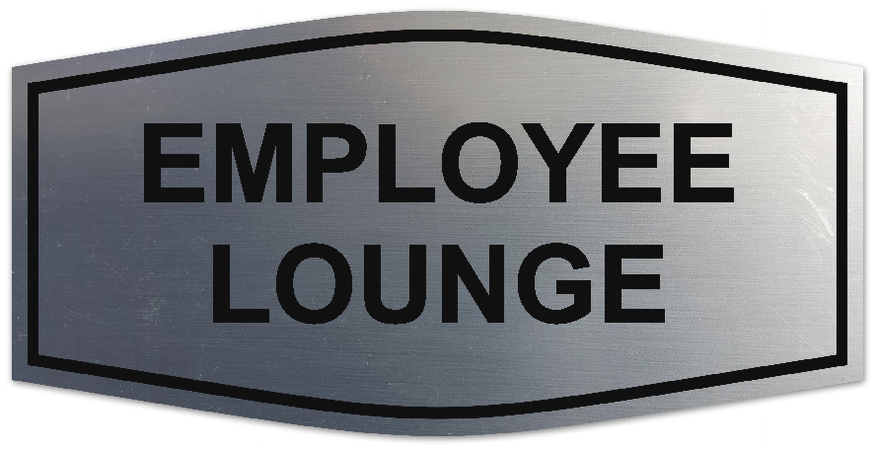 Signs ByLITA Fancy Employee Lounge Sign - Laser-Engraved Lettering ...