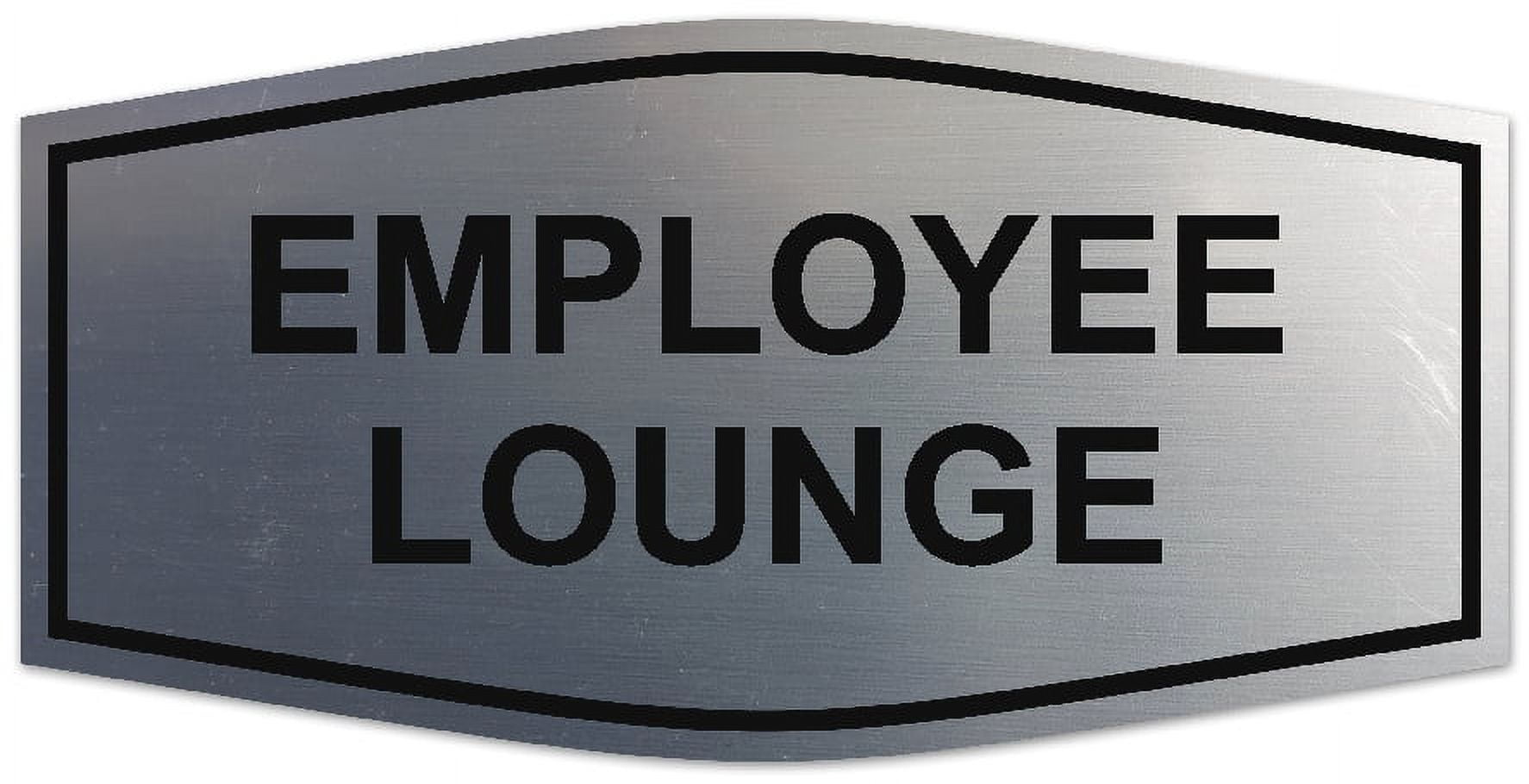 Signs ByLITA Fancy Employee Lounge Sign - Laser-Engraved Lettering ...