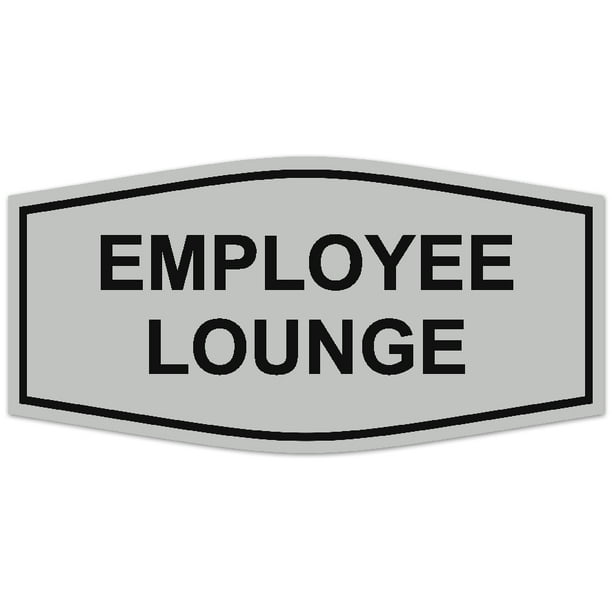 Signs ByLITA Fancy Employee Lounge Sign - Laser-Engraved Lettering ...