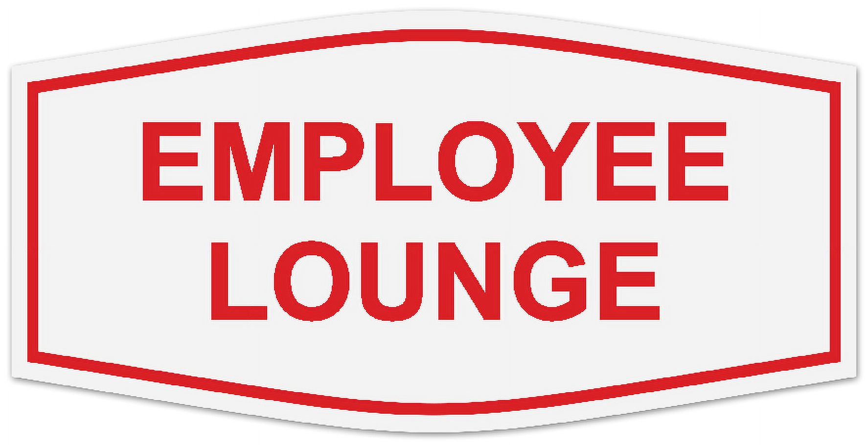Signs ByLITA Fancy Employee Lounge Sign - Laser-Engraved Lettering ...