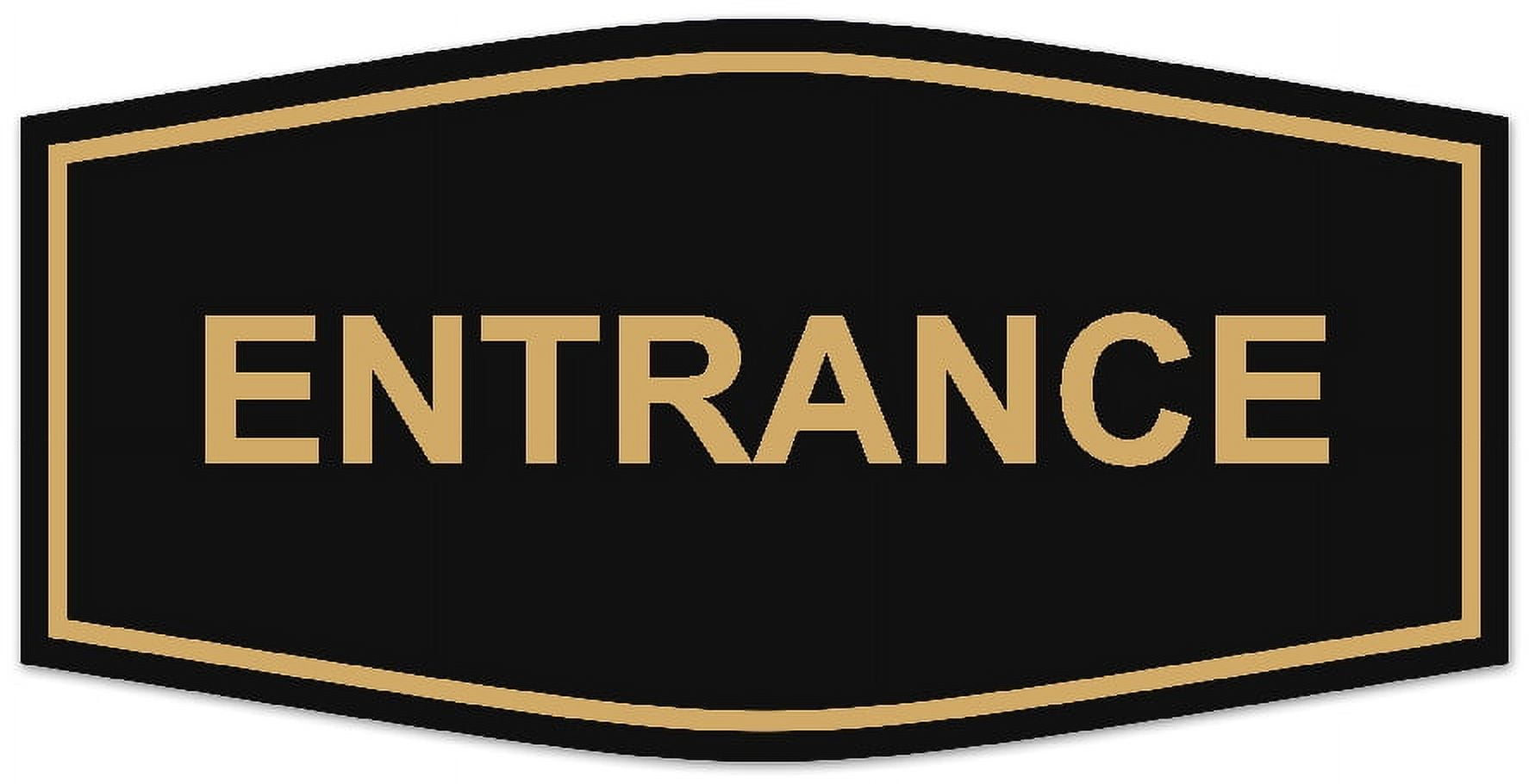Signs ByLITA Fancy Entrance Sign - Laser-Engraved Lettering | Durable ...