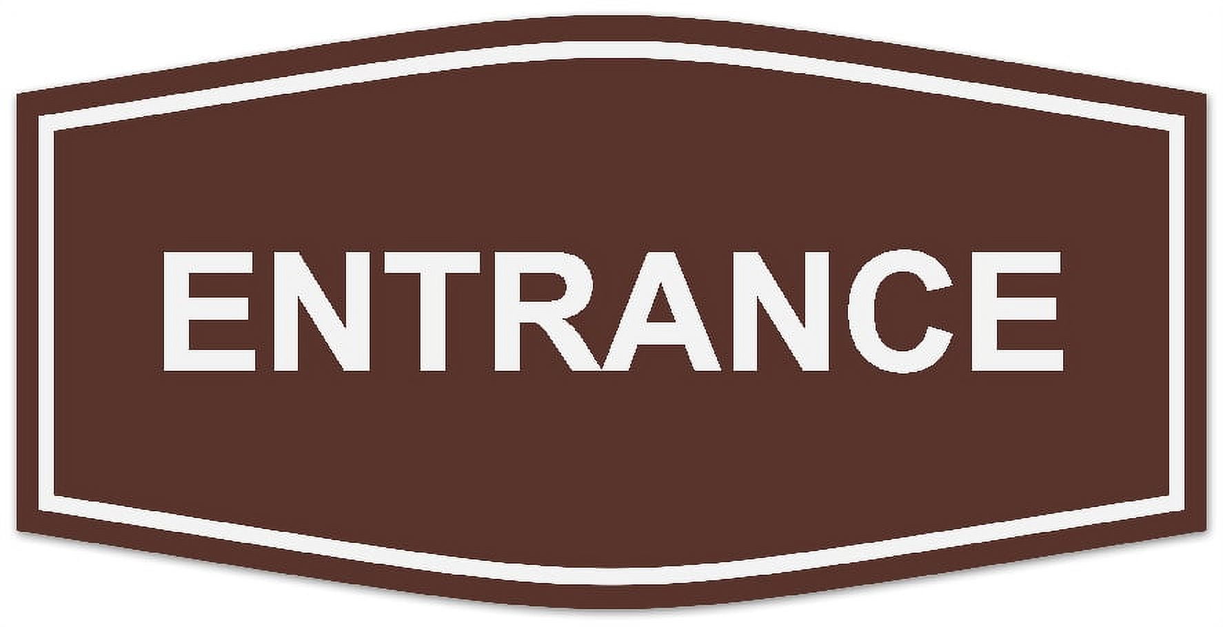 Signs ByLITA Fancy Entrance Sign - Laser-Engraved Lettering | Durable ...