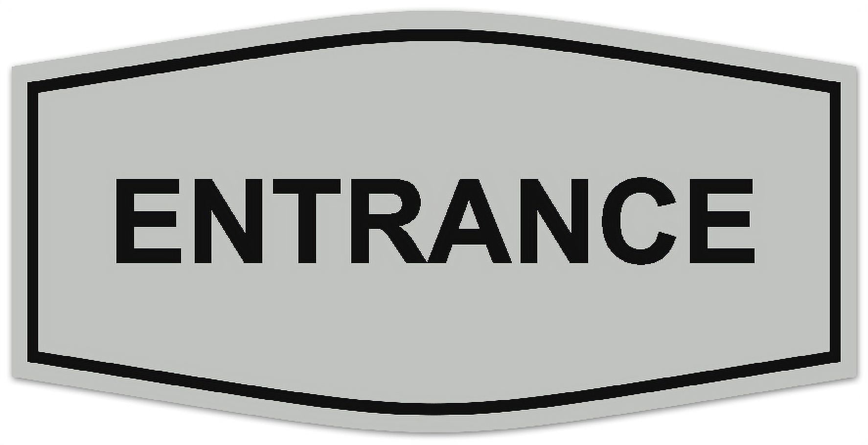 Signs ByLITA Fancy Entrance Sign - Laser-Engraved Lettering | Durable ...