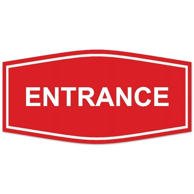 Signs ByLITA Fancy Entrance Sign - Laser-Engraved Lettering | Durable ...