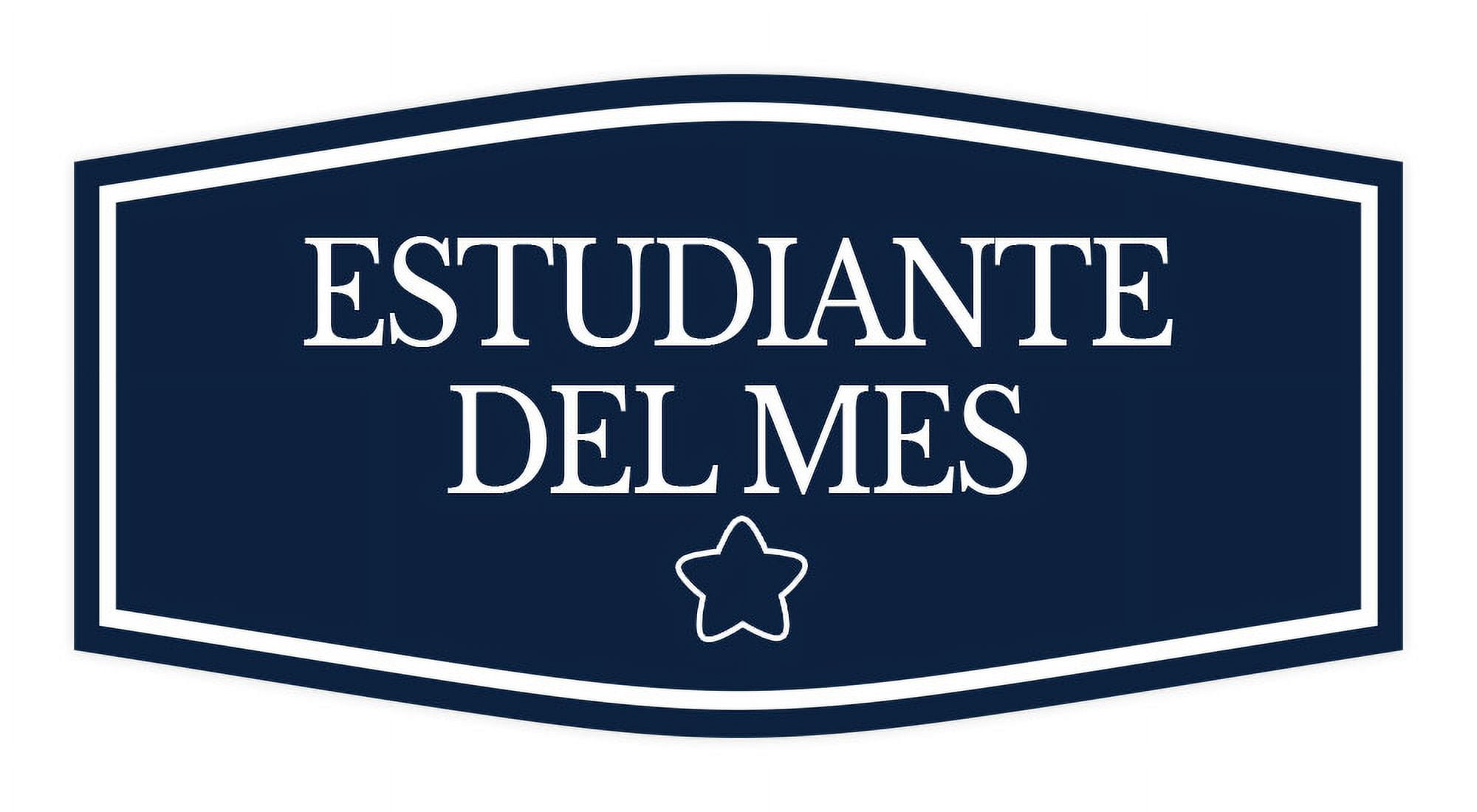 Signs ByLITA Fancy Estudiante del mes Easy Installation | Classroom ...