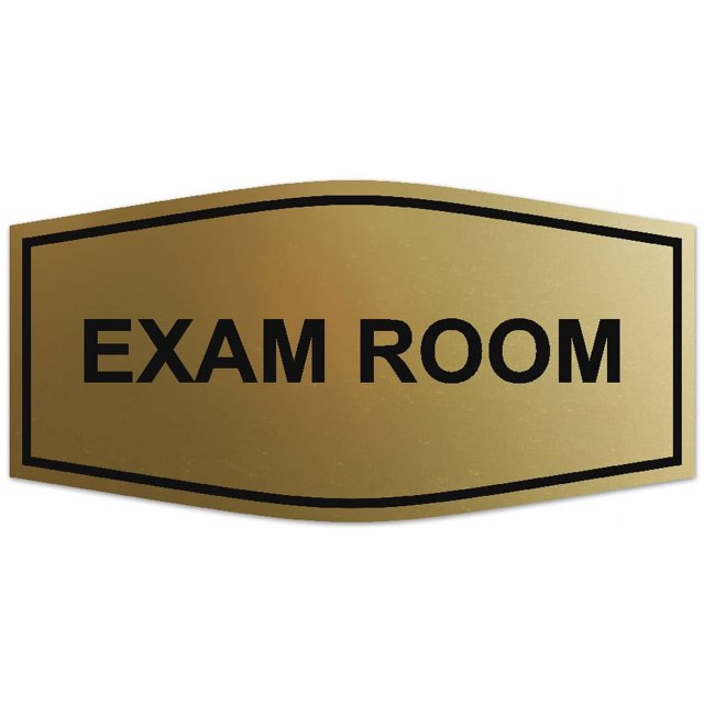 Signs ByLITA Fancy Exam Room Sign - Laser-Engraved Lettering | Durable ...