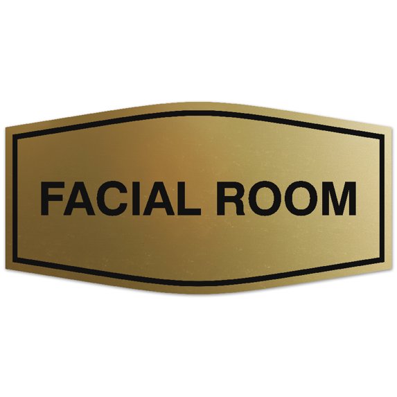 Signs ByLITA Fancy Facial room Sign - Laser-Engraved Lettering ...