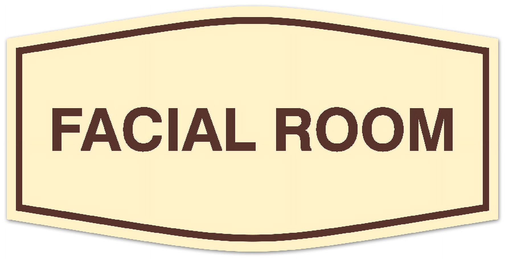 Signs ByLITA Fancy Facial room Sign - Laser-Engraved Lettering | Durable ABS Plastic | Vibrant ...