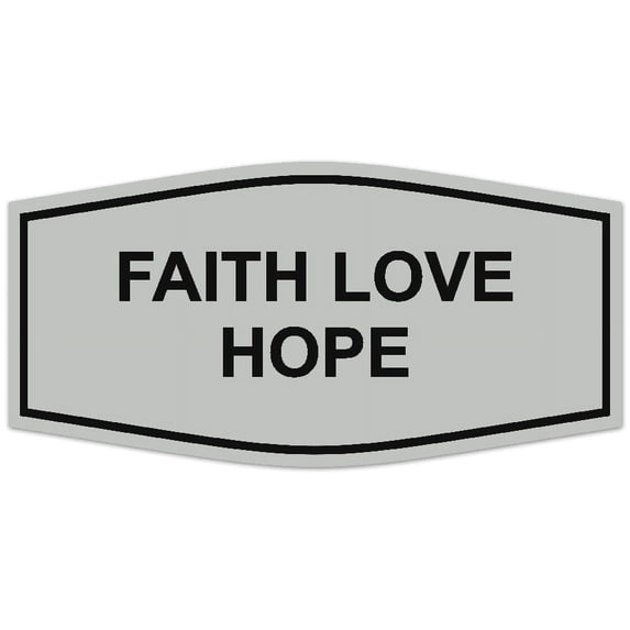Signs ByLITA Fancy Faith Love Hope Sign - Laser-Engraved Lettering ...