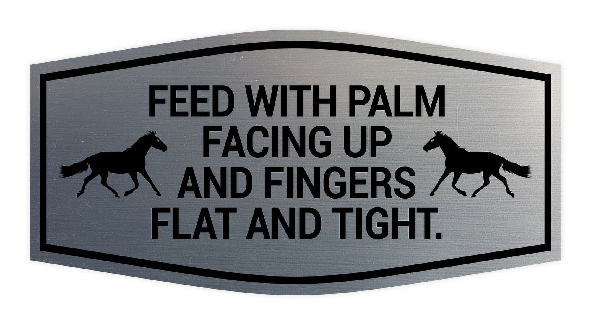Signs ByLITA Fancy Feed With Palm Facing Up and Fingers Flat and Tight ...