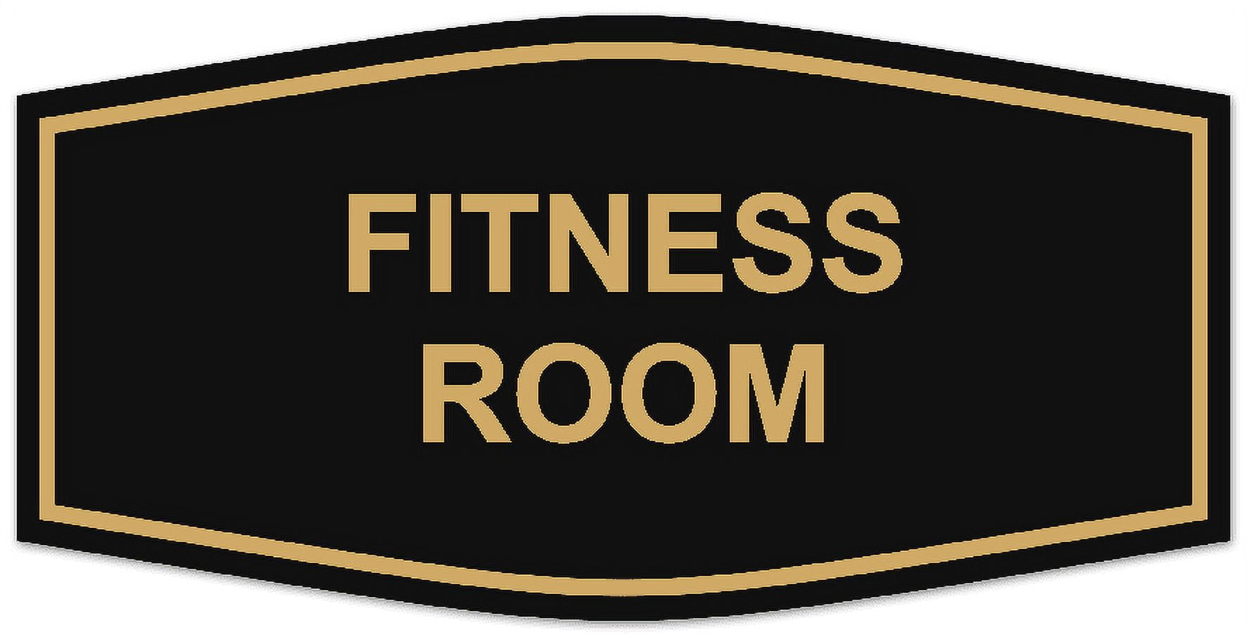 Signs ByLITA Fancy Fitness Room Sign - Laser-Engraved Lettering ...