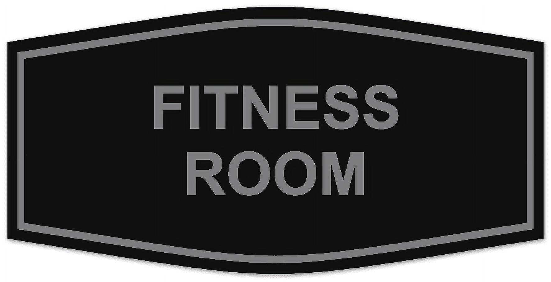 Signs ByLITA Fancy Fitness Room Sign - Laser-Engraved Lettering ...