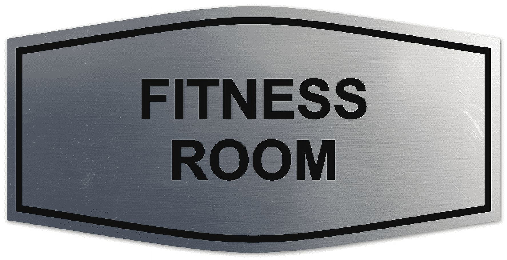 Signs ByLITA Fancy Fitness Room Sign - Laser-Engraved Lettering ...