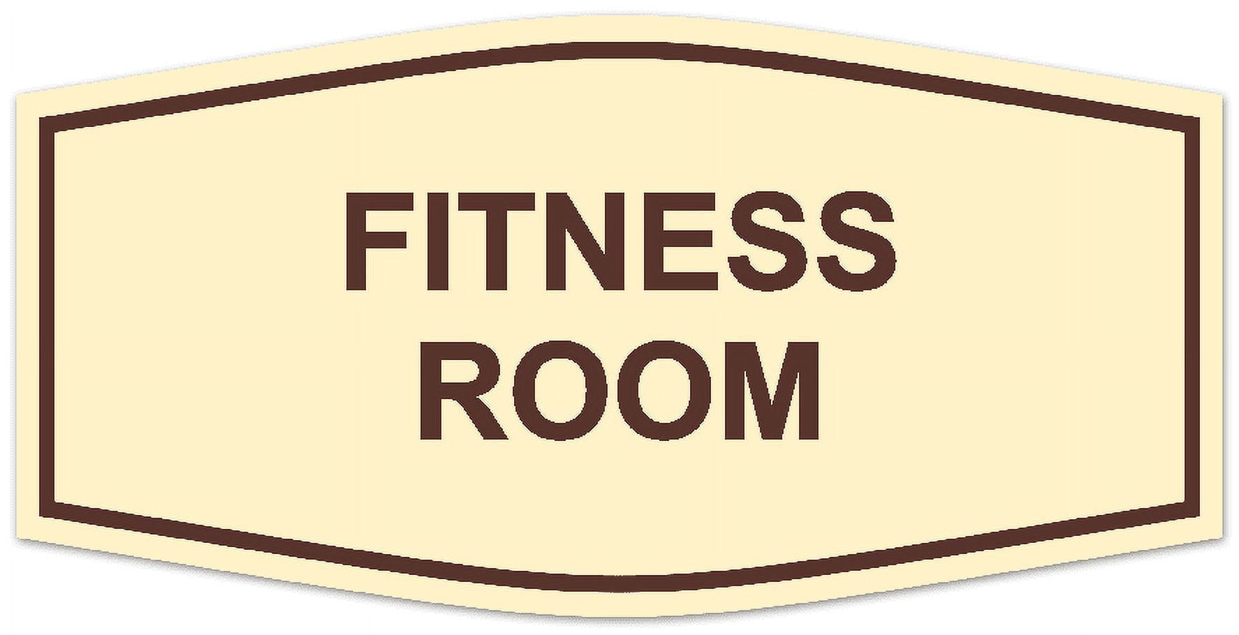 Signs ByLITA Fancy Fitness Room Sign - Laser-Engraved Lettering ...