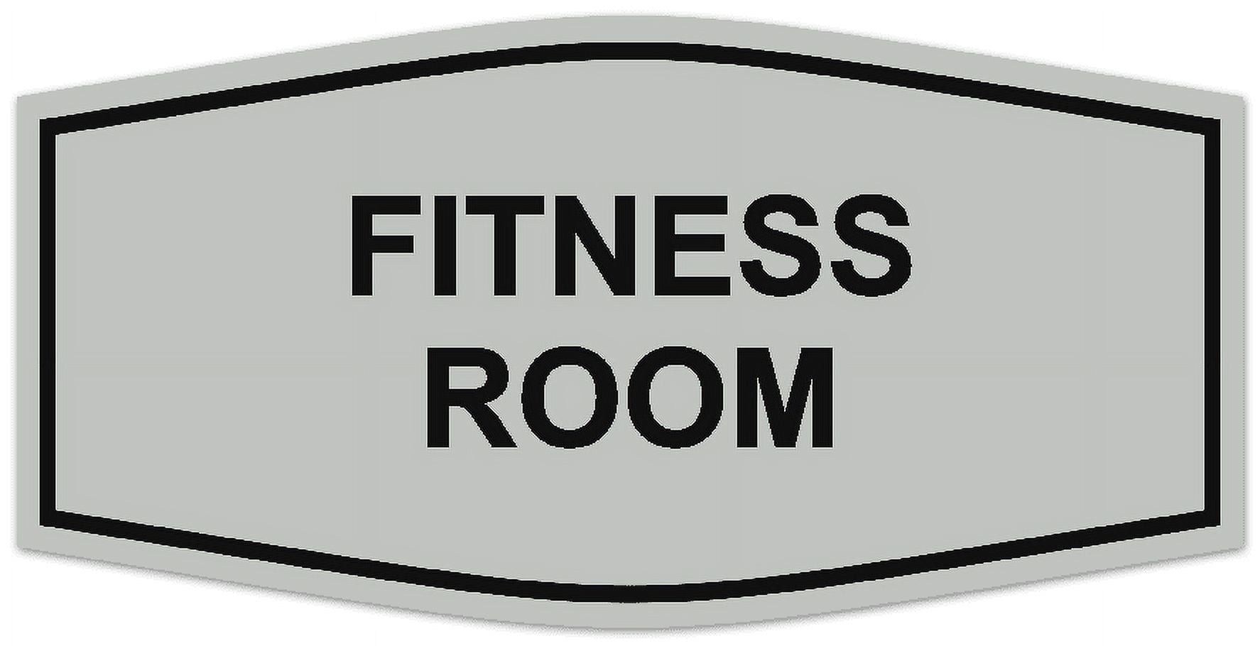 Signs ByLITA Fancy Fitness Room Sign - Laser-Engraved Lettering ...