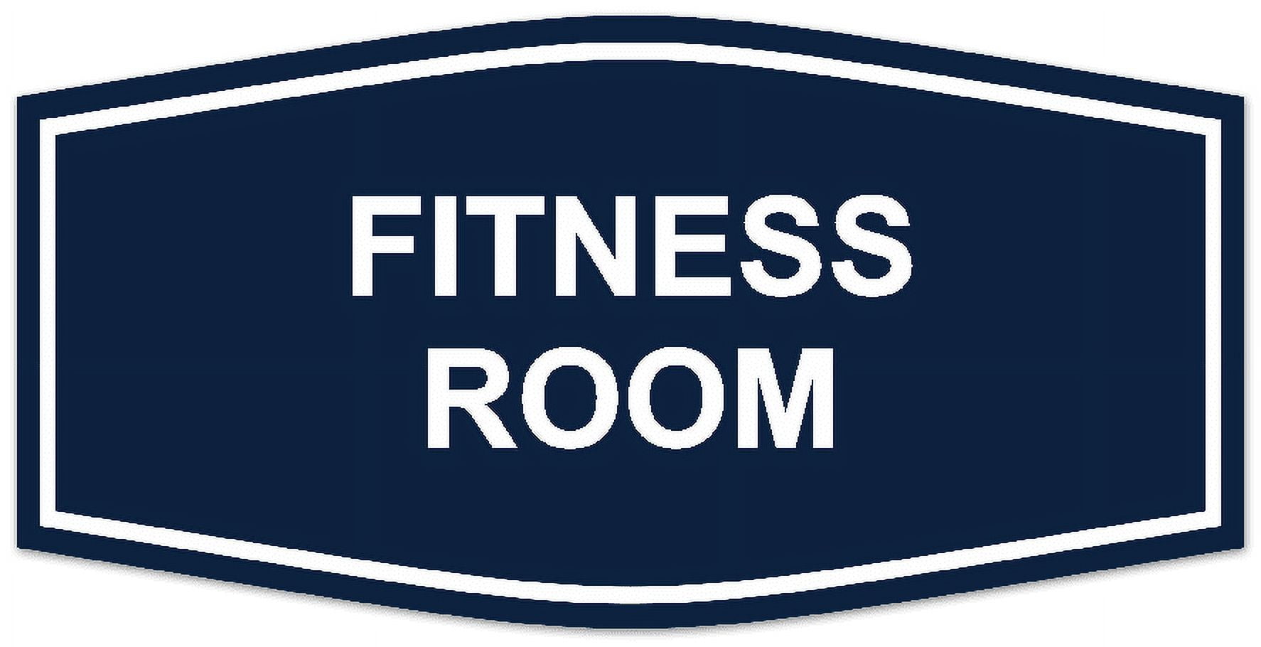 Signs ByLITA Fancy Fitness Room Sign - Laser-Engraved Lettering ...