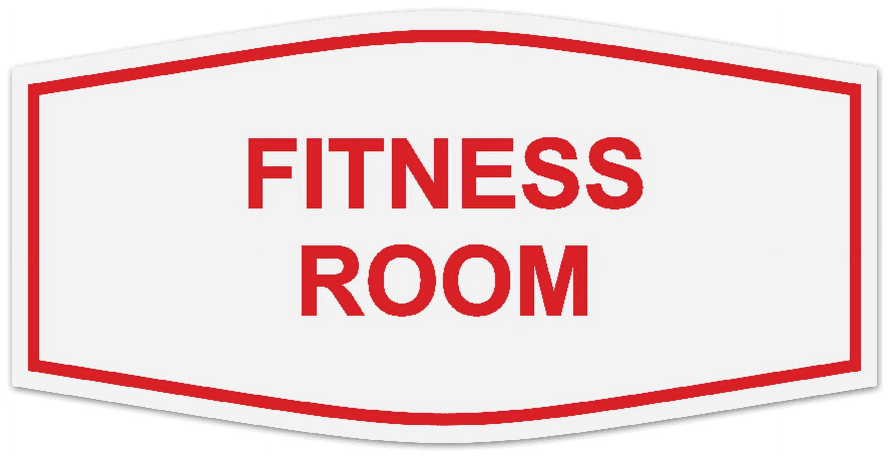 Signs ByLITA Fancy Fitness Room Sign - Laser-Engraved Lettering ...
