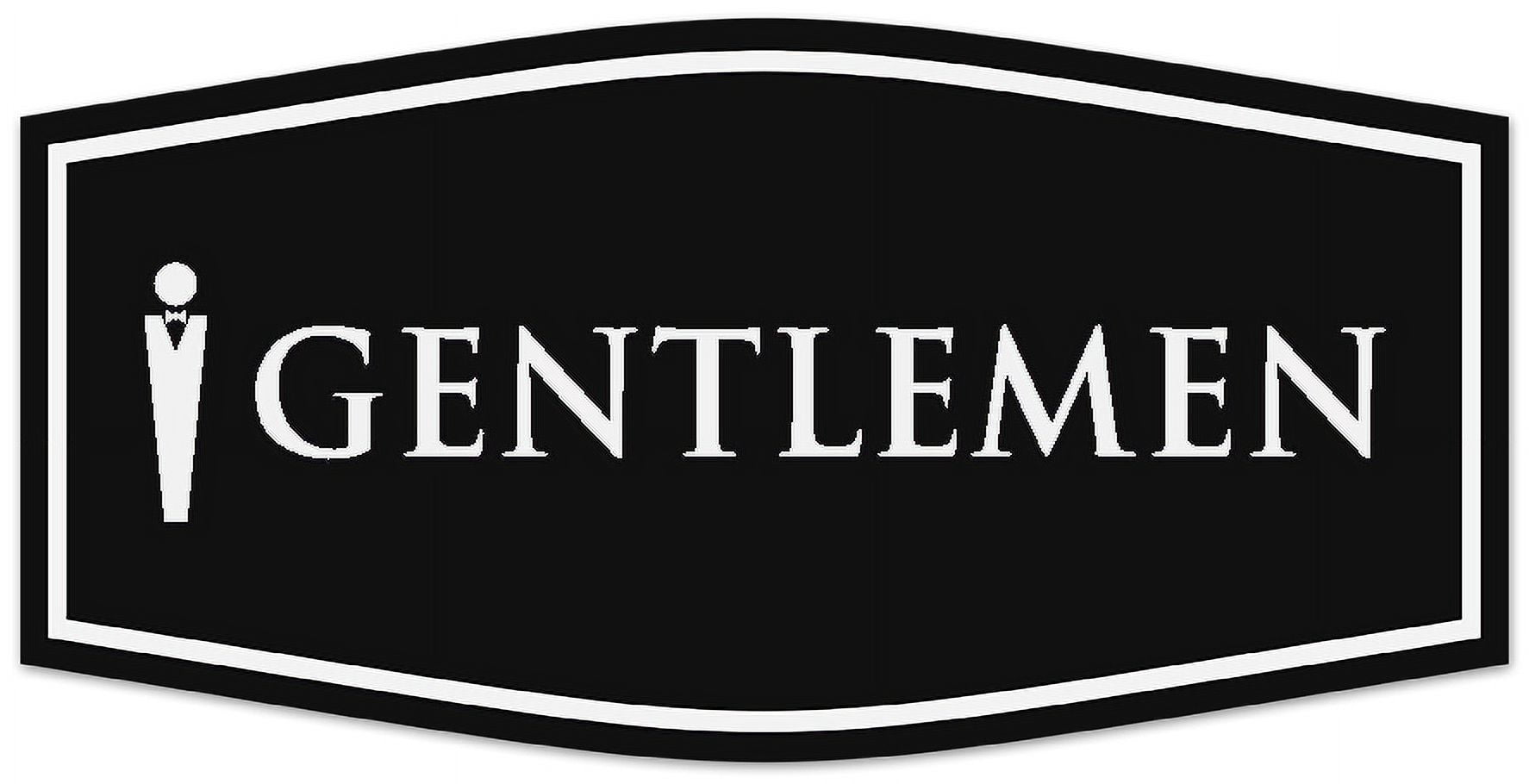 Signs ByLITA Fancy Gentleman figurine Sign - Laser-Engraved Lettering ...
