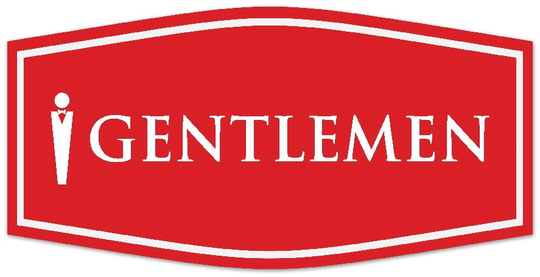 Signs ByLITA Fancy Gentleman figurine Sign - Laser-Engraved Lettering ...