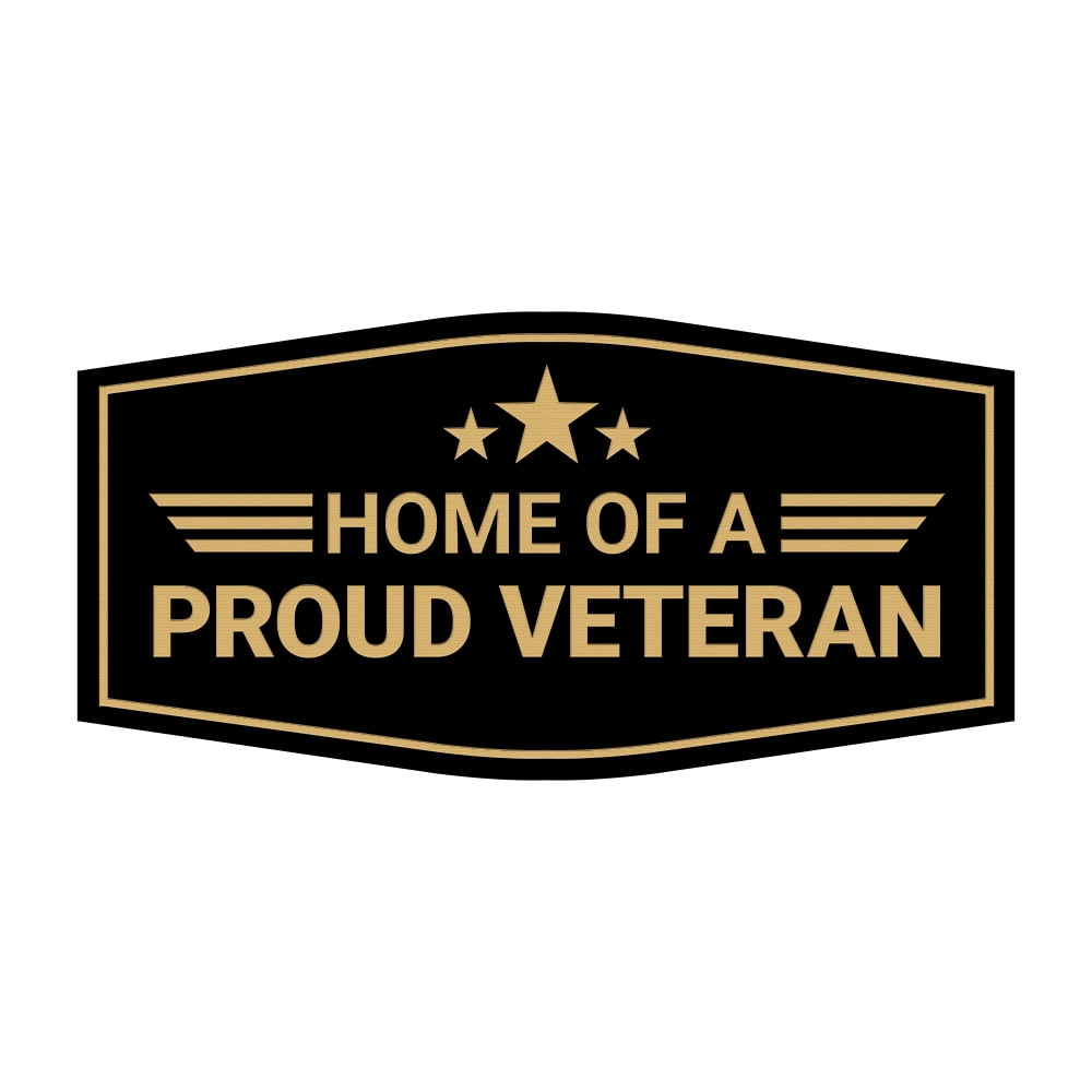 Signs ByLITA Fancy Home of a Proud Veteran Easy Installation | Honor ...