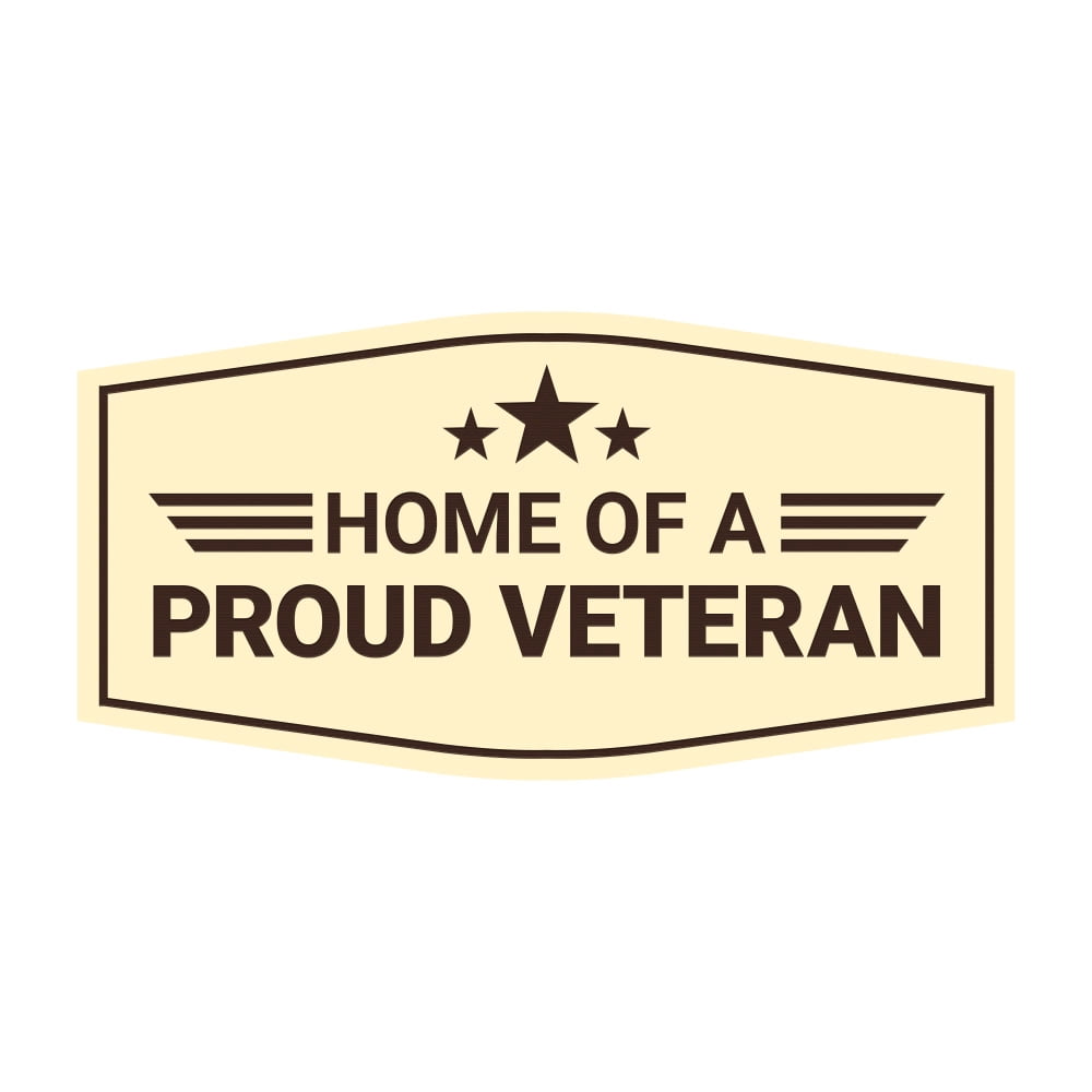 Signs ByLITA Fancy Home of a Proud Veteran Easy Installation | Honor ...