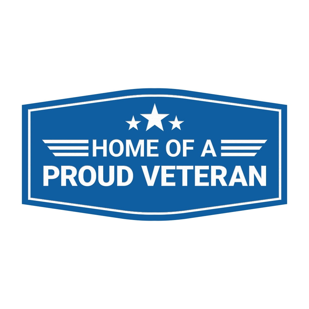 Signs ByLITA Fancy Home of a Proud Veteran Easy Installation | Honor ...