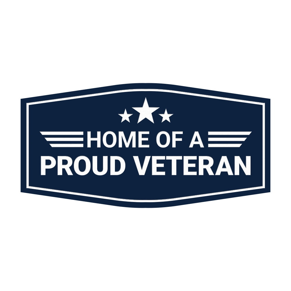 Signs ByLITA Fancy Home of a Proud Veteran Easy Installation | Honor ...
