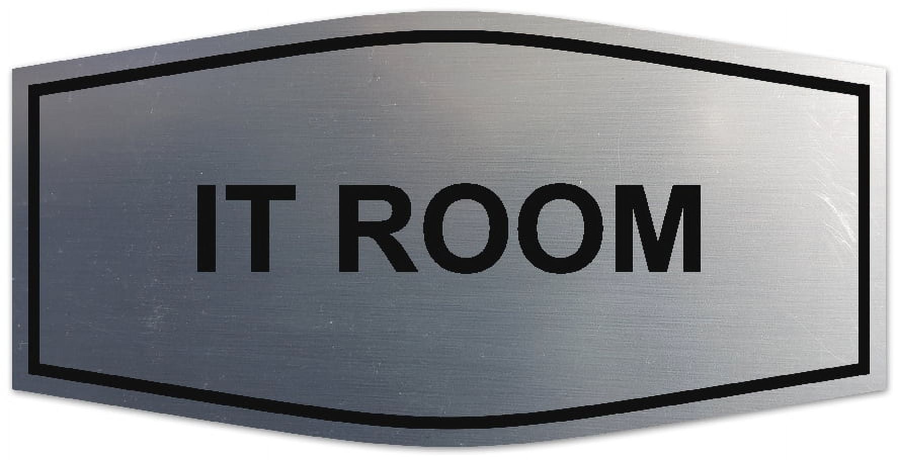 Signs ByLITA Fancy IT Room Sign - Laser-Engraved Lettering | Durable ...