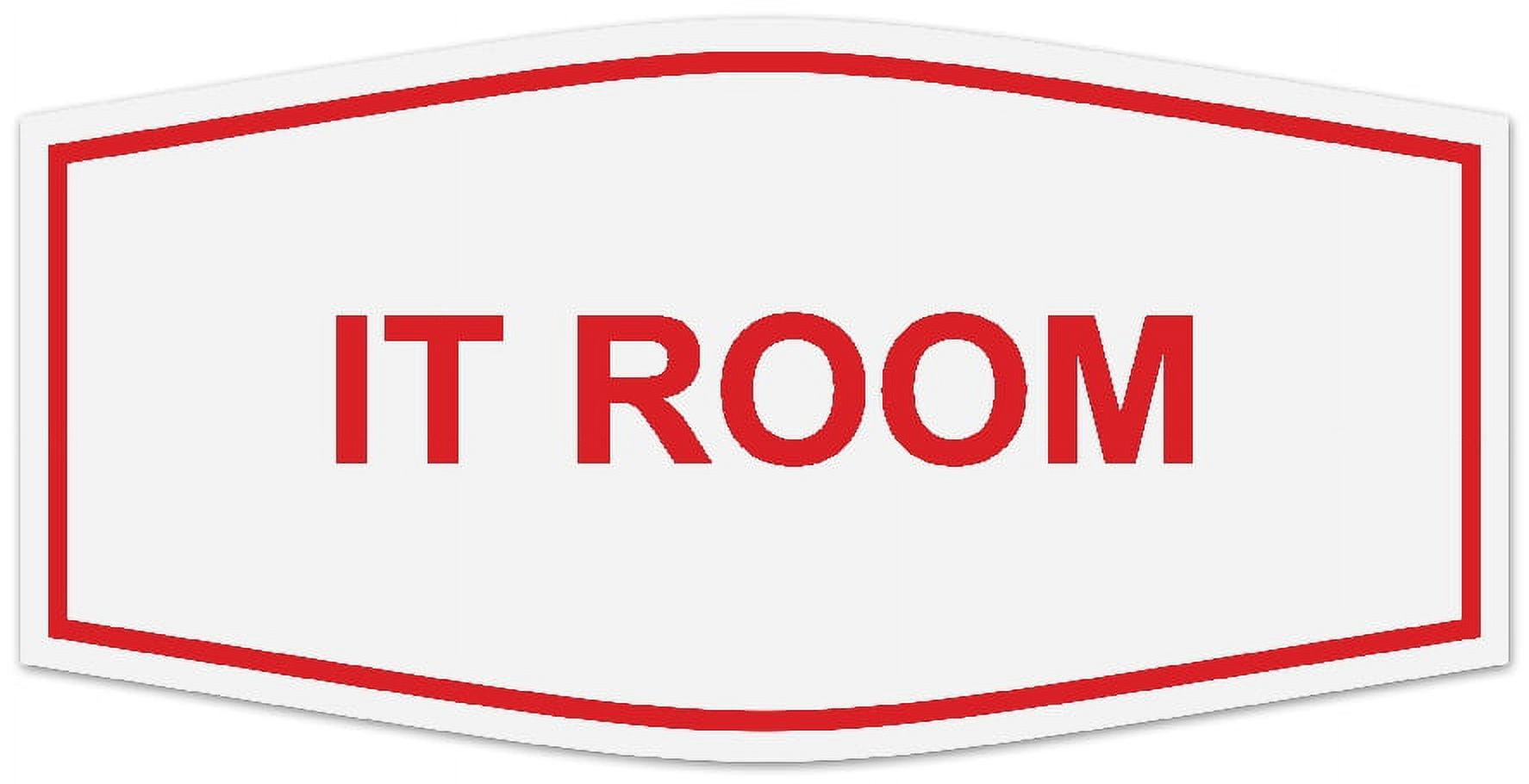Signs ByLITA Fancy IT Room Sign - Laser-Engraved Lettering | Durable ...
