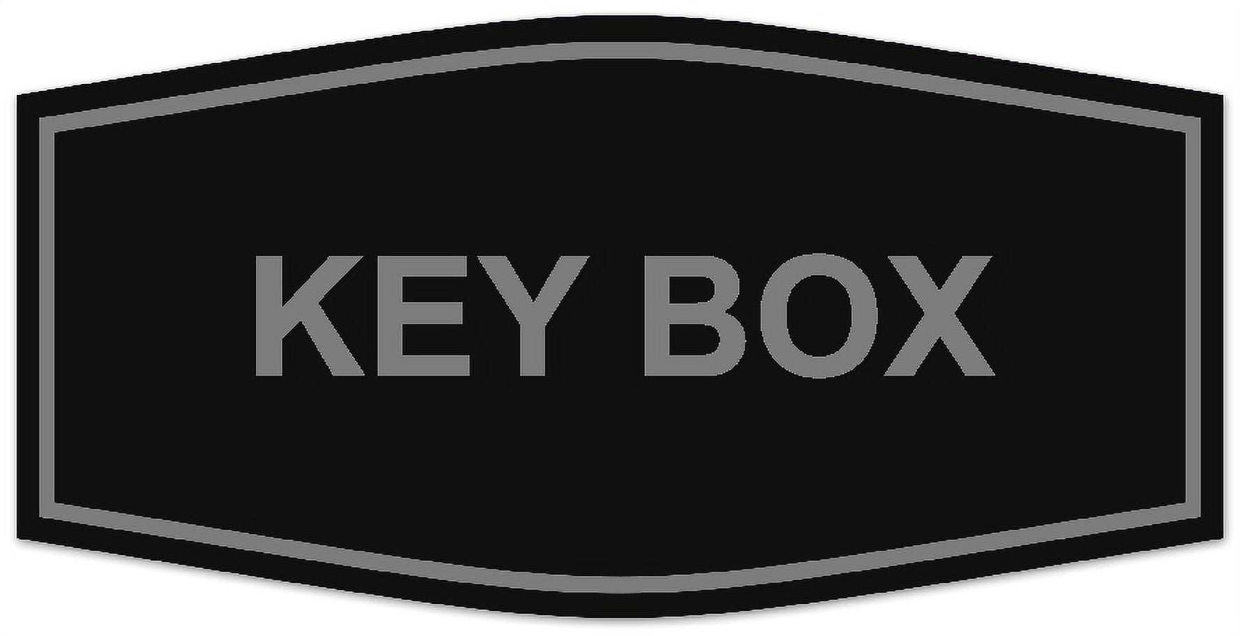 Signs ByLITA Fancy Key Box Sign - Laser-Engraved Lettering | Durable ...