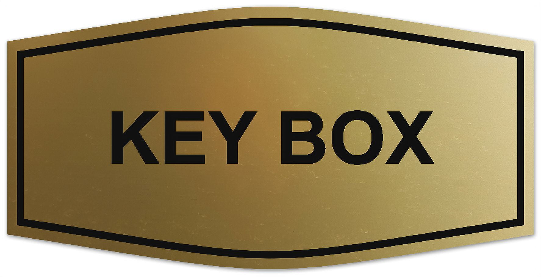 Signs ByLITA Fancy Key Box Sign - Laser-Engraved Lettering | Durable ...