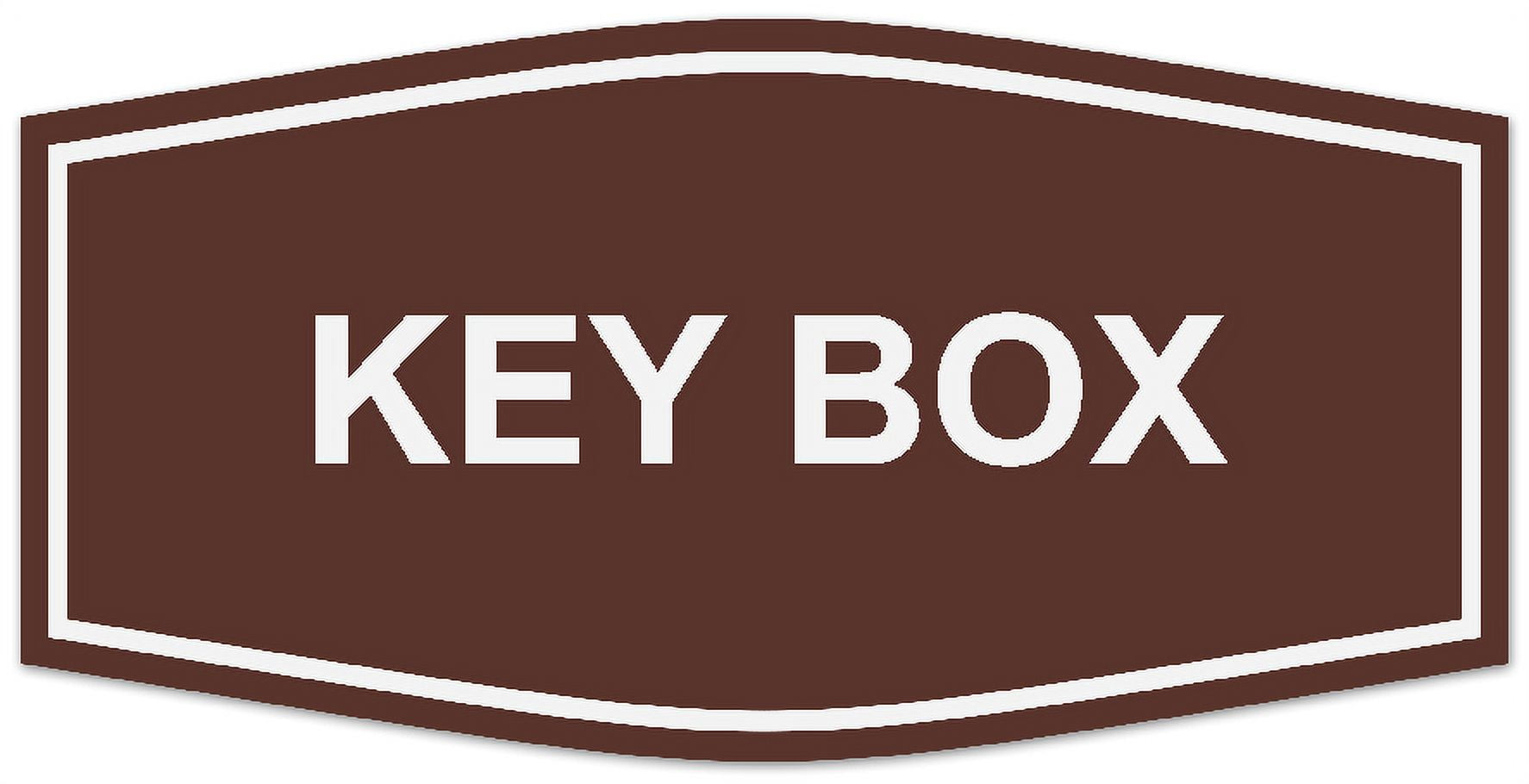 Signs ByLITA Fancy Key Box Sign - Laser-Engraved Lettering | Durable ...