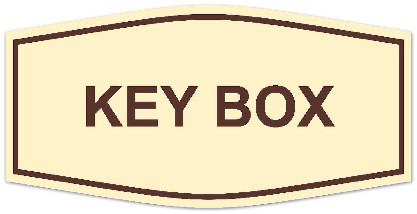 Signs ByLITA Fancy Key Box Sign - Laser-Engraved Lettering | Durable ...