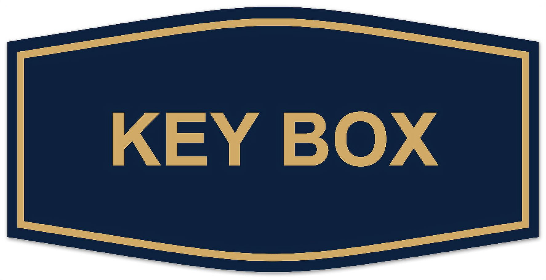Signs ByLITA Fancy Key Box Sign - Laser-Engraved Lettering | Durable ...