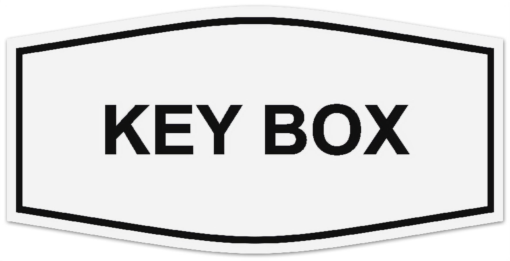 Signs ByLITA Fancy Key Box Sign - Laser-Engraved Lettering | Durable ...