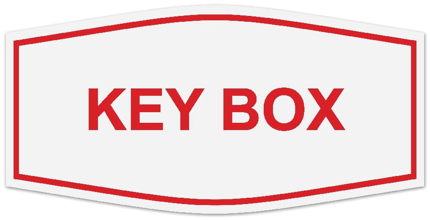 Signs ByLITA Fancy Key Box Sign - Laser-Engraved Lettering | Durable ...