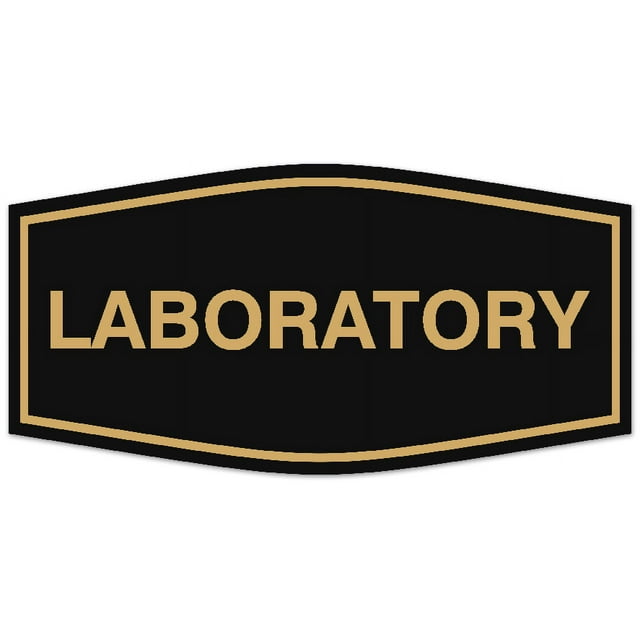 Signs ByLITA Fancy Laboratory Sign - Laser-Engraved Lettering | Durable ...