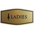 Signs ByLITA Fancy Ladies figurine Sign - Laser-Engraved Lettering ...
