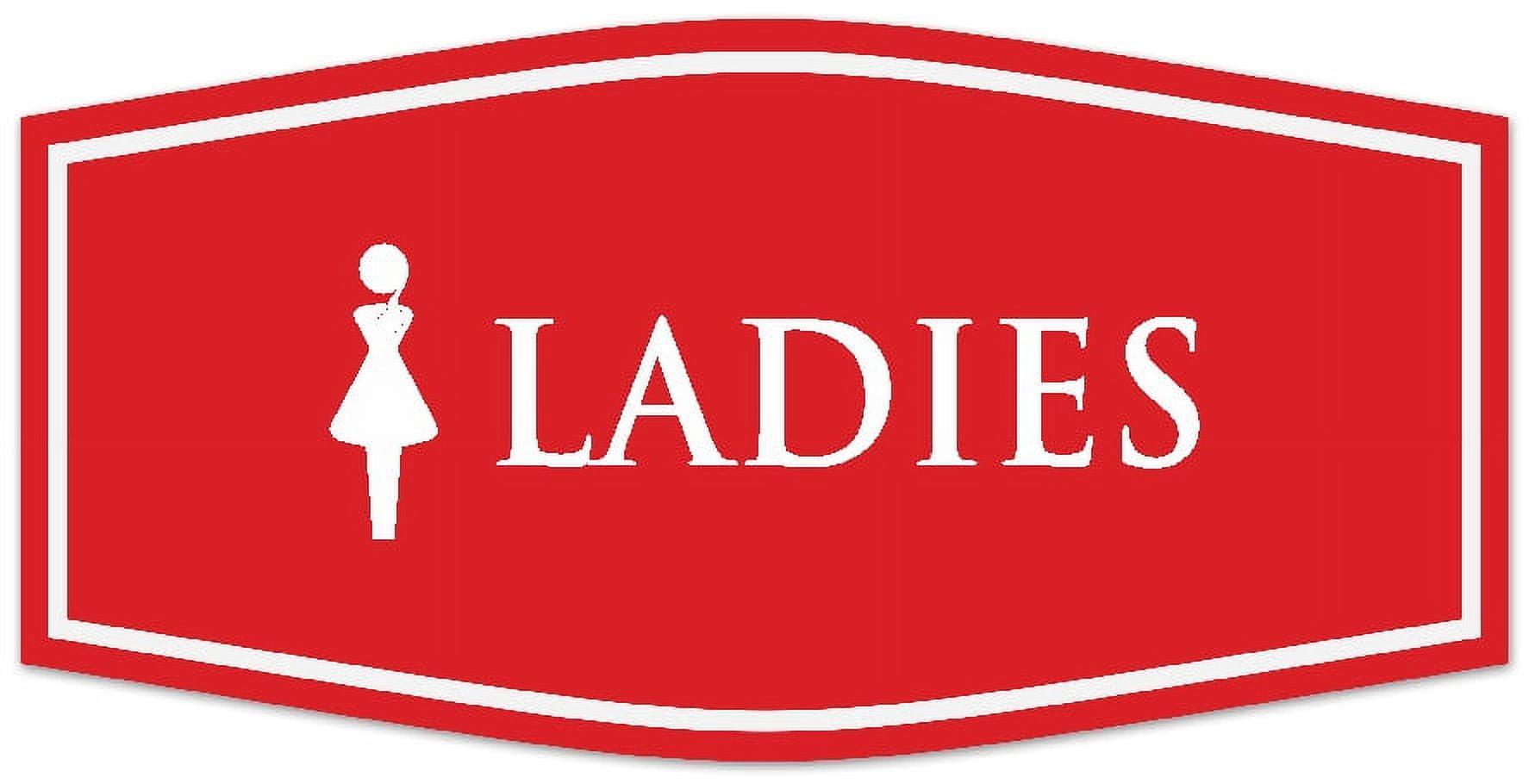 Signs ByLITA Fancy Ladies figurine Sign - Laser-Engraved Lettering ...