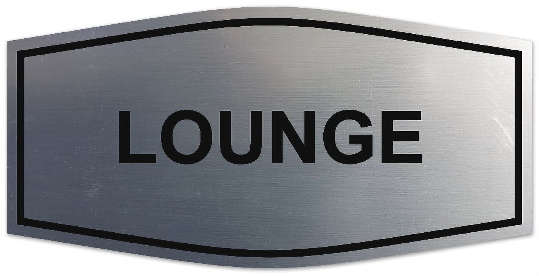 Signs ByLITA Fancy Lounge Sign - Laser-Engraved Lettering | Durable ABS ...
